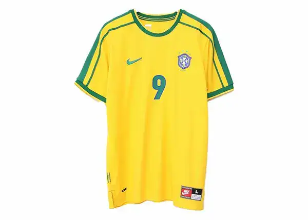 Nike Brazil 1998 Reissue Ronaldo Soccer Replica Jersey - Varsity